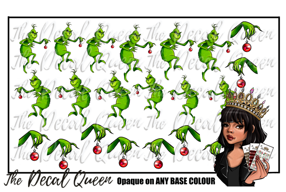 CREEPING GRINCH – queenofdecals